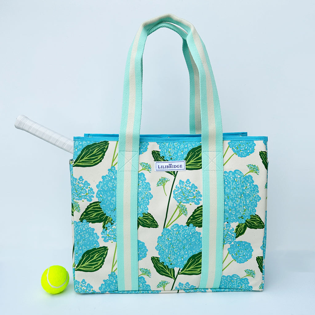 The Tennis Bag, Hydrangea Blue – Lilibridge