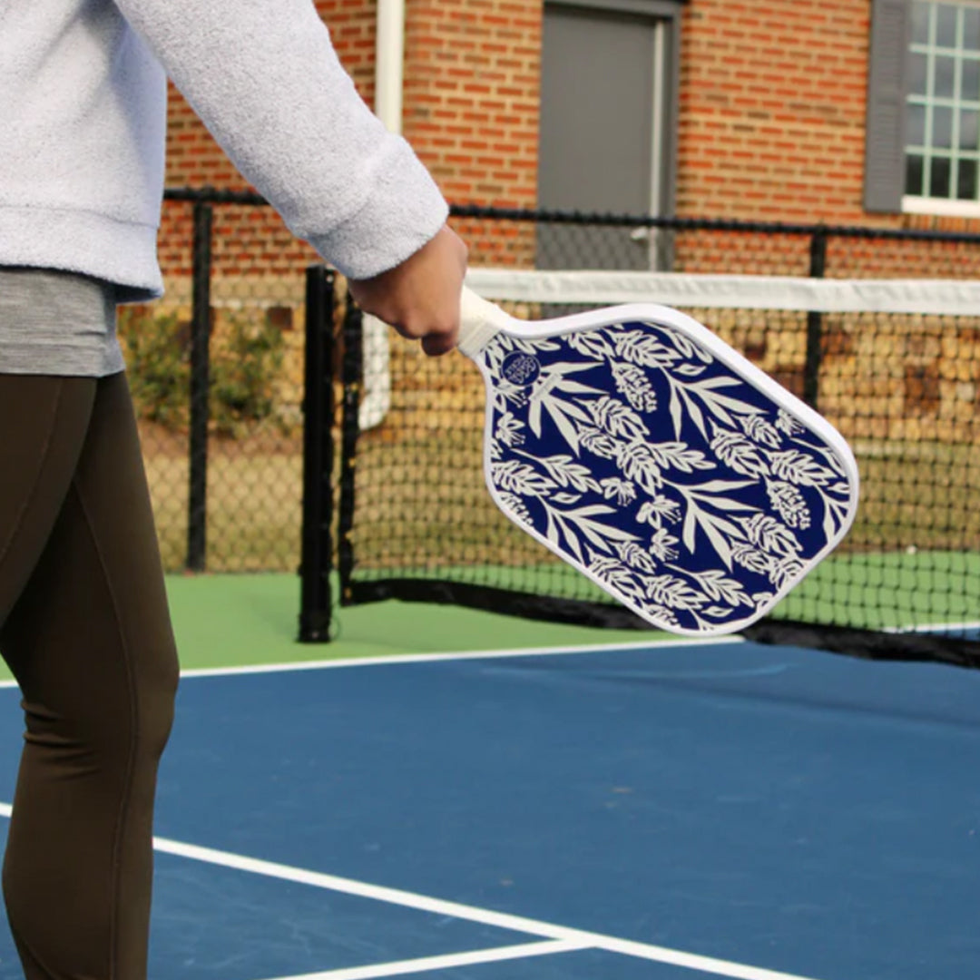 Coastal Pickle, Pickleball Paddle, Island Garden Navy – Lilibridge
